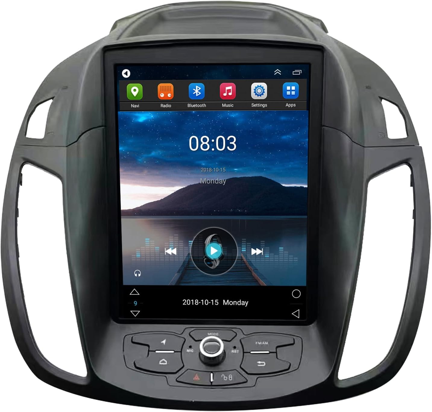 Amazon.com: Ford Escape C-MAX 2013-2018 Radio Replacement With Android ...