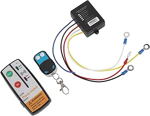 Wireless Winch Remote Control Kit, 12V 24V Winch Wireless Controller ...