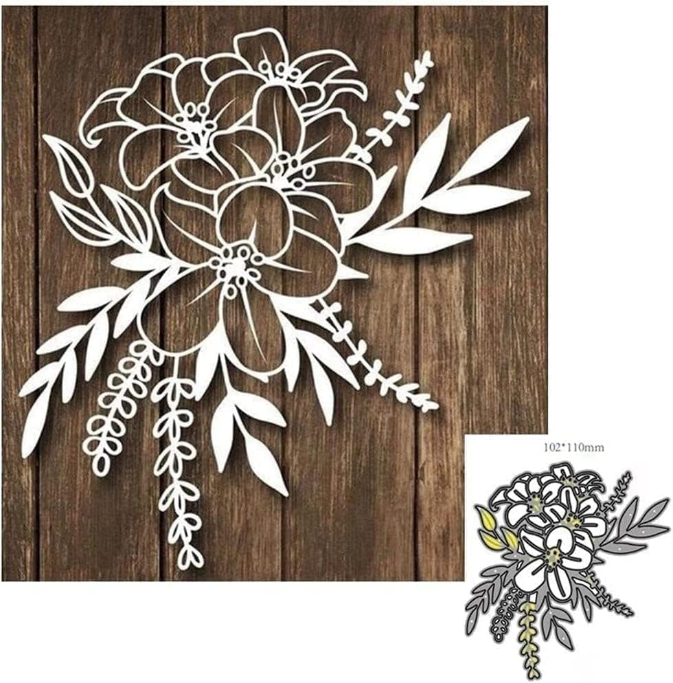 Amazon.com: Flower Dies for Card Making, Metal Die Cuts,Blossom Cutting ...
