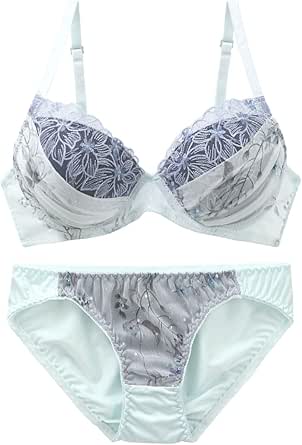 Amazon | [SHIROHATO] サンエイ SANEI パステルエレガンスフラワー ブラジャー ショーツ セット ABCD 美胸 谷間 丸胸 モールドカ | セット 通販