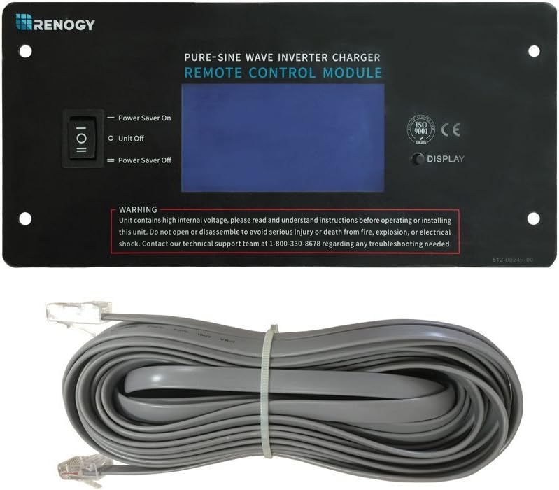 Amazon.com: Renogy LCD remote Control Module for 1000W 2000W 3000W ...