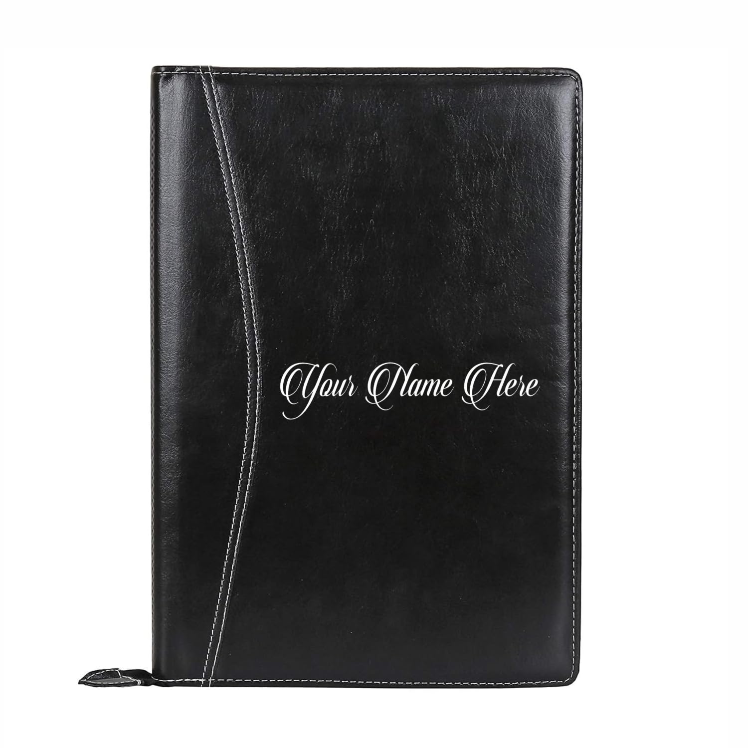 Coi Black Faux Leather File and Folder for Certificate and Document for ...