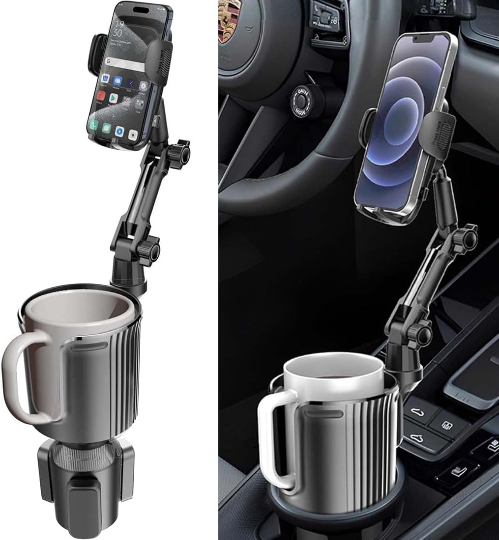 Amazon.com: Car Cup Holder Phone Mount,Universal Auto Cell Phone Stand ...