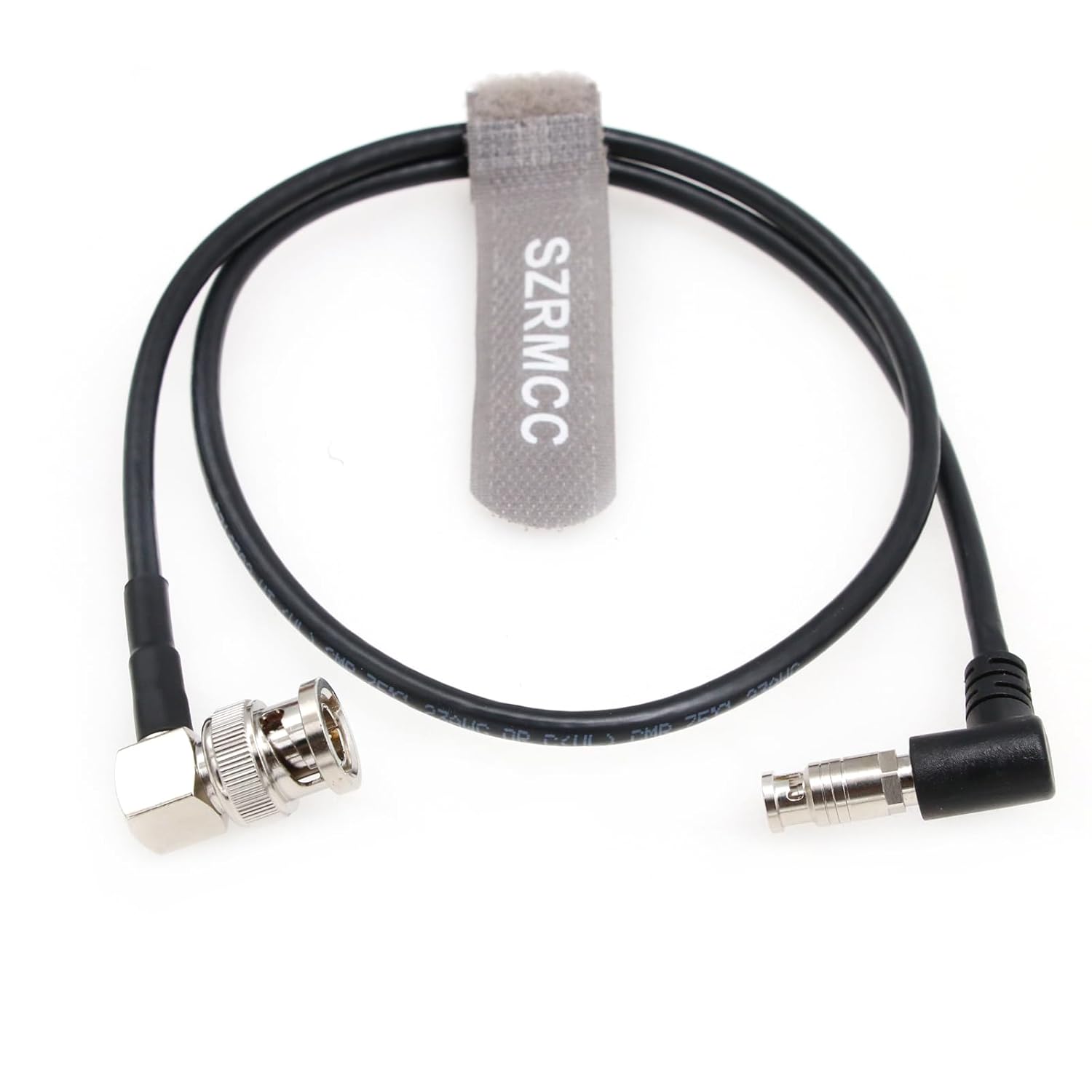 SZRMCC 12G SDI BNC Cable UHD 4K Micro BNC to Standard BNC Male Right Angle 75 Ohm High Density ...