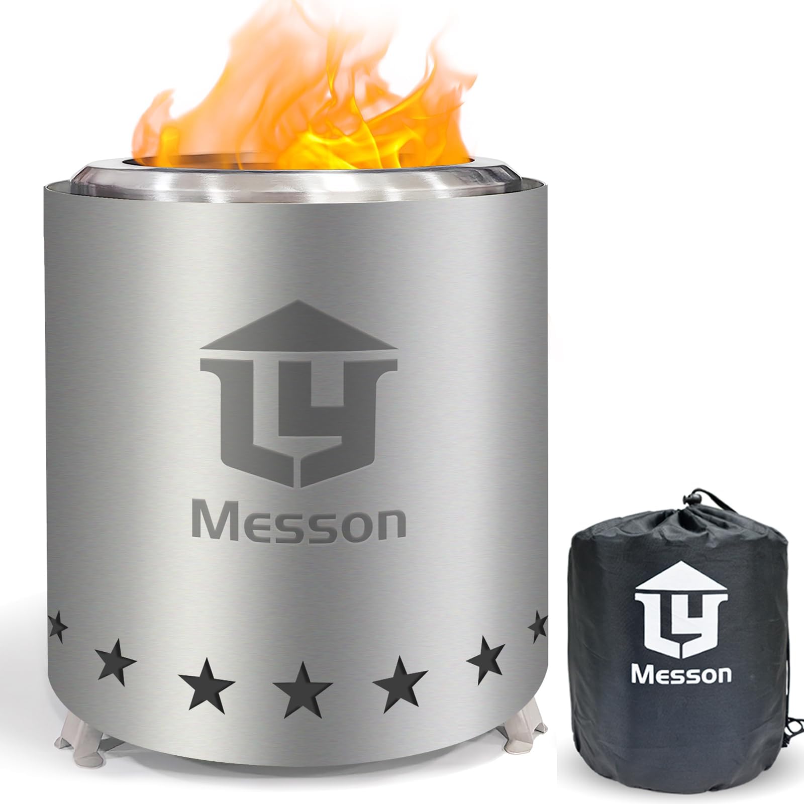 Amazon.com : Uzant Tabletop Fire Pit with Stand 8.5in, Low Smoke ...