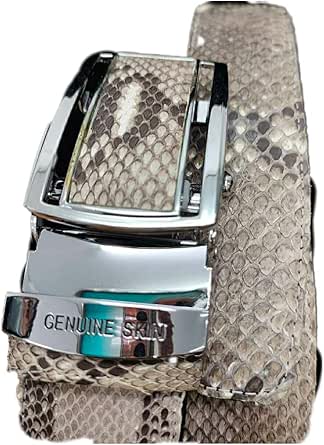Thailand Authentic Snake Skin Men's Genuine Python Leather Belt 48inch ...