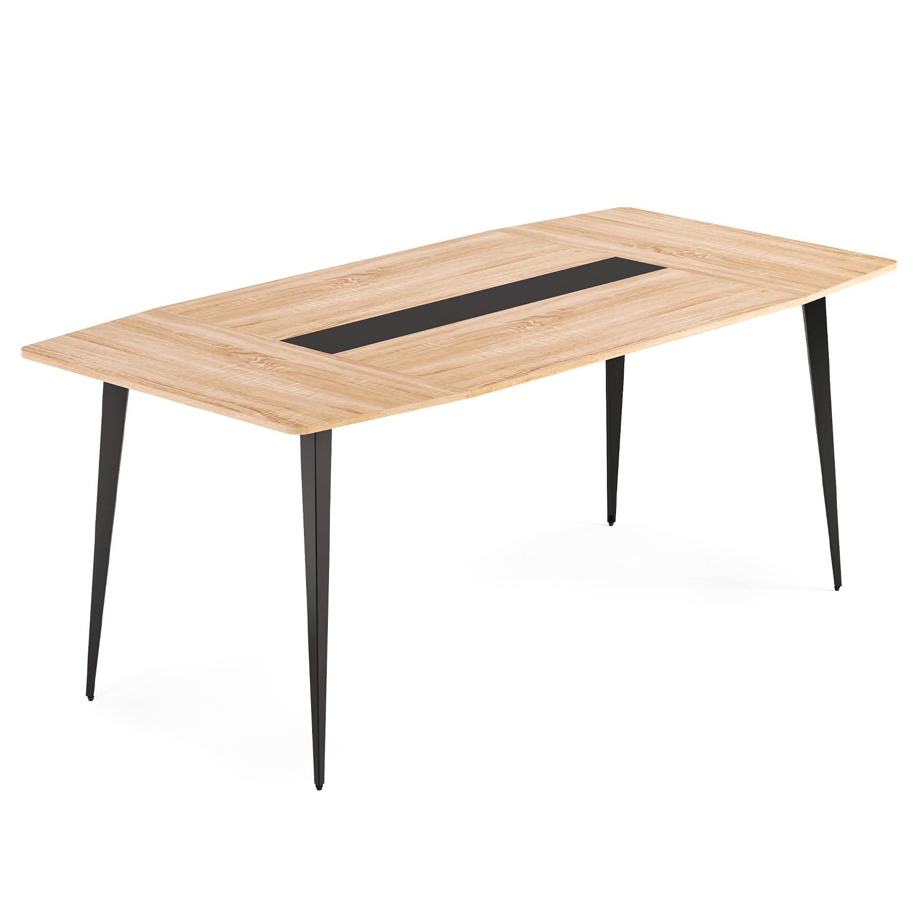 Amazon.com: LITTLE TREE 6 FT Conference Room Table, 70.86L x 35.43W x ...