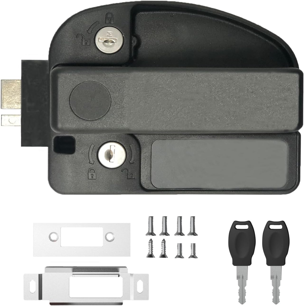 Amazon.com: RV Master- Black RV Door Lock Replacement, RV Door Locks ...