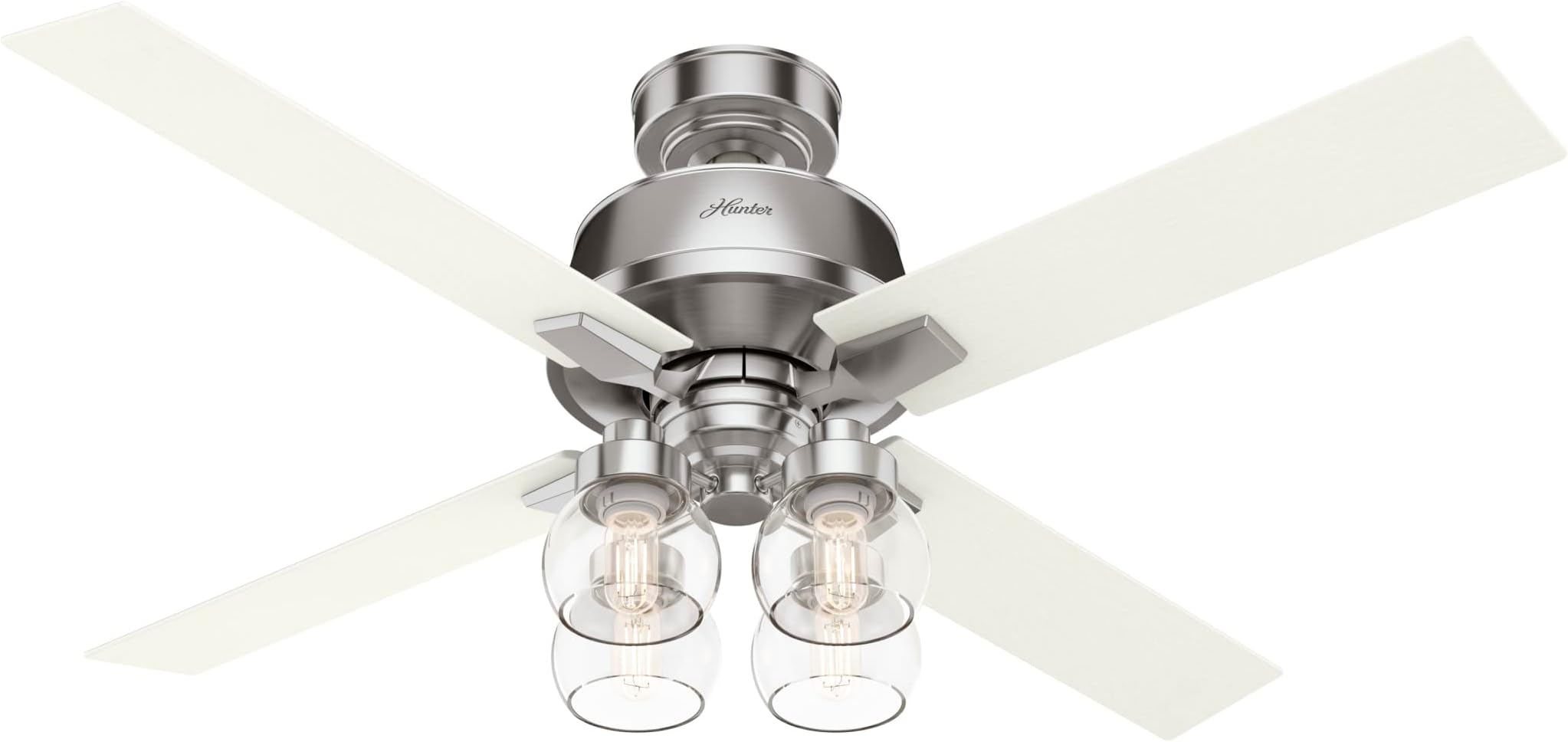Hunter Fan Company 59416 Avia Ceiling Fan, 48, Brushed Nickel - Amazon.com