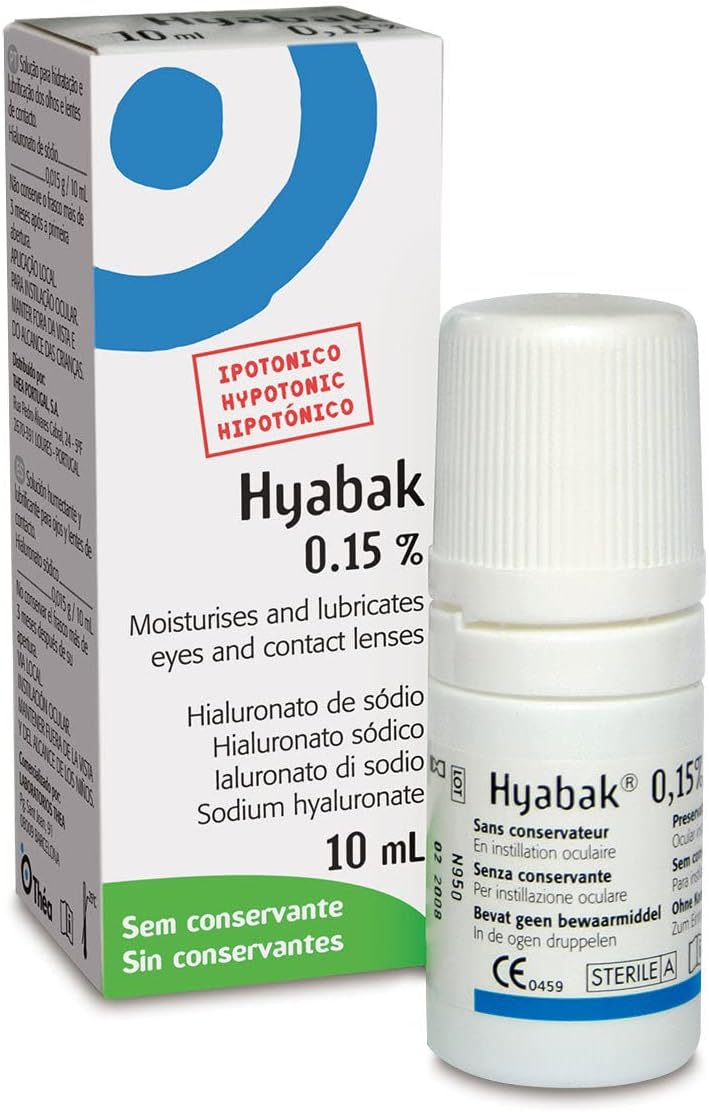Hyabak Thea Ophthalmic Solution Moisturizing and Lubricant Without ...