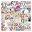 Six Seven Meme Stickers Pack of 54, Waterproof Vinyl Decals for Phone ...