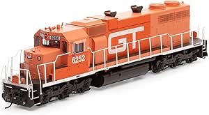 Amazon.com: Athearn HO RTR SD38 w/DCC & Sound GTW #6252 ATH88937 HO Locomotives : Arts, Crafts ...
