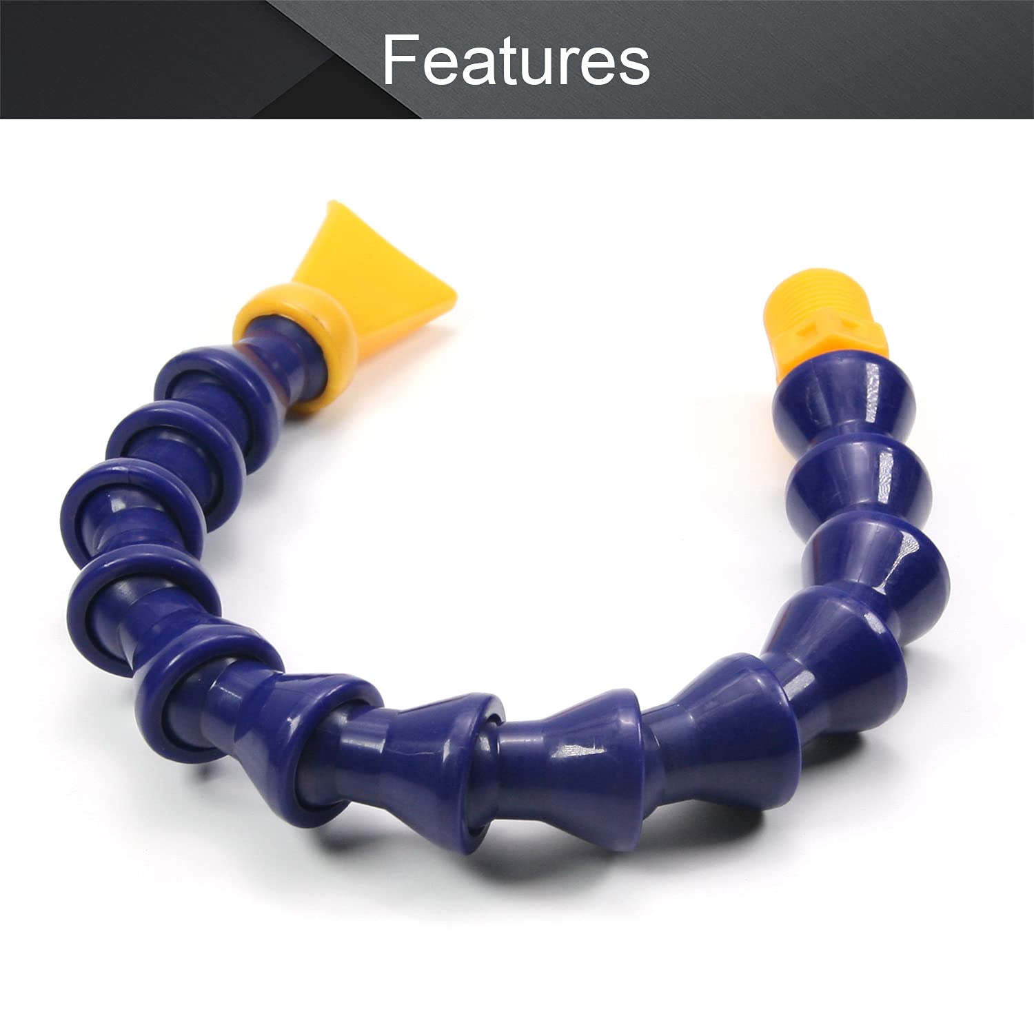 Snapklik.com : Flexible Coolant Pipe, G3/8 Thread Flat Nozzle Coolant ...