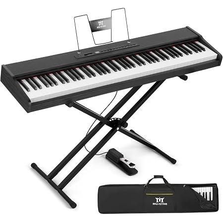 SHEIRIN digital pianos 88 key weighted electric keyboard piano ...