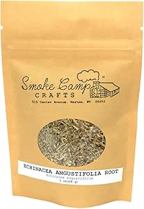 Amazon.com: Smoke Camp Crafts Echinacea Angustifolia Dried Root for Tea ...