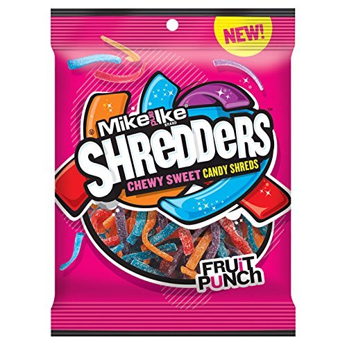 Amazon.com: Mike and Ike Shredders Chewy Sweet Candy Shreds 3.8oz Bag ...