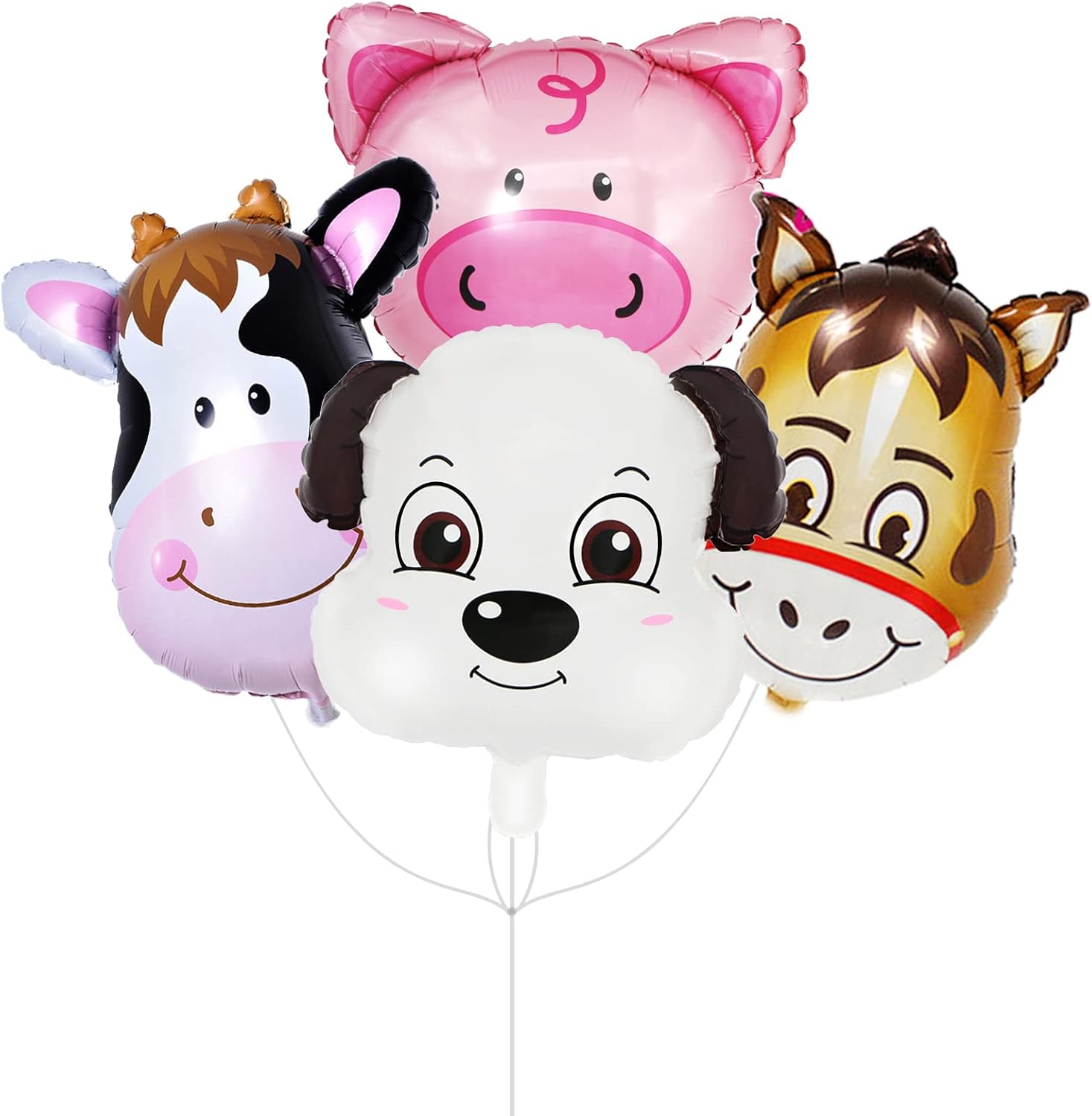 Amazon.com: ODDIER Animals Balloons 4pcs 22 Inch Giant Zoo Animal ...