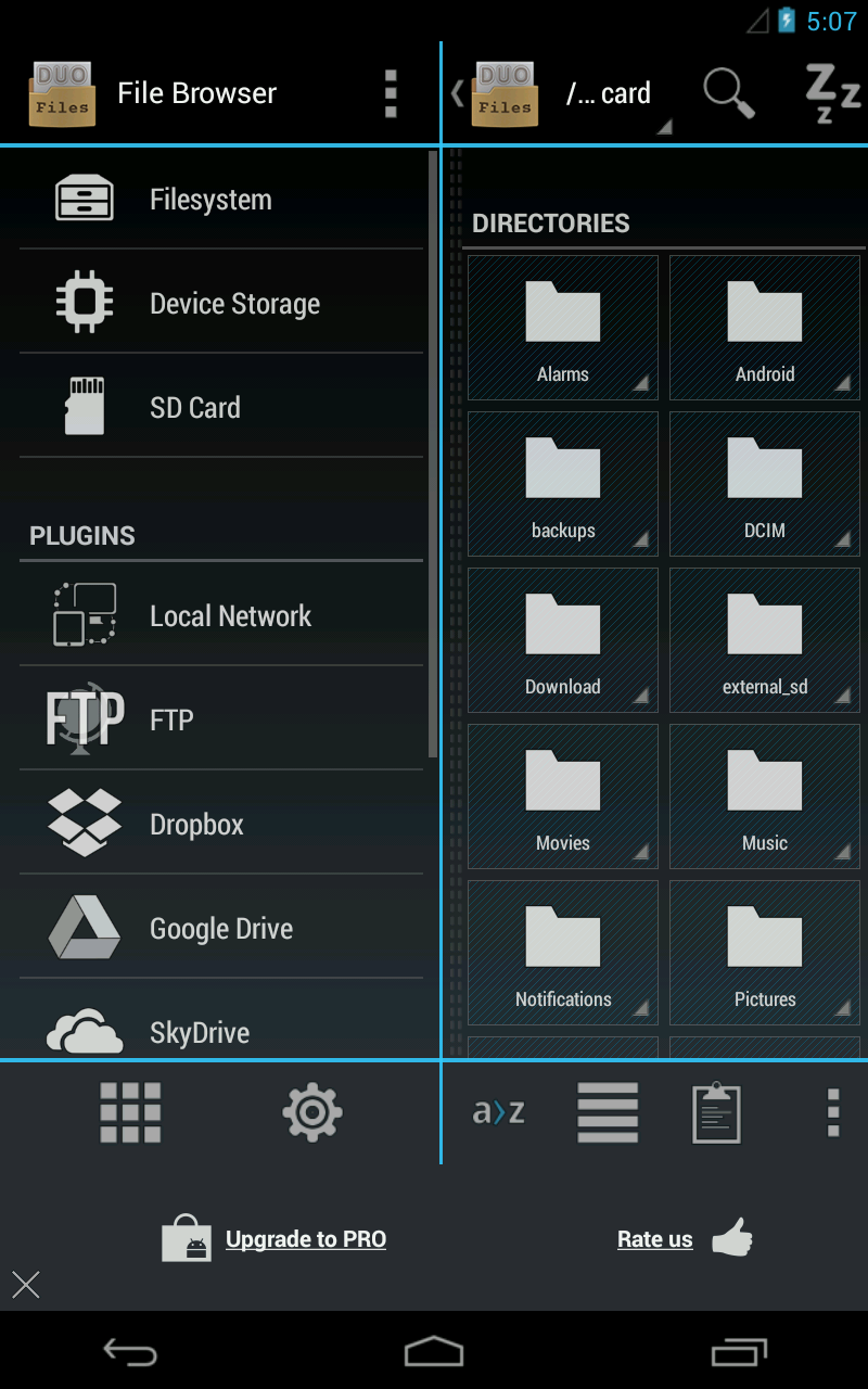 DuoFM: Holo File Manager w/ Root - App on Amazon Appstore