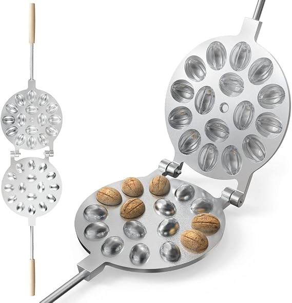 Amazon.com: Russian Oreshki Nuts 16 Mold Skillet - USSR Oreshki Mold ...