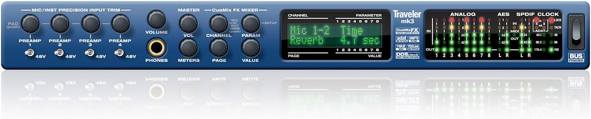 Amazon.com: MOTU Traveler-mk3 FireWire Audio Interface : Musical ...