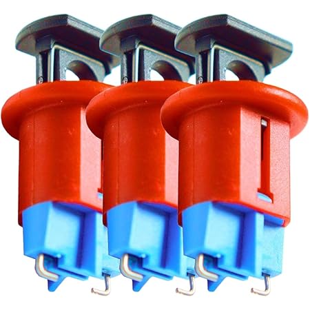 Circuit Breaker MCB Push Pin Isolation Lock Lockout Off Device x 3pcs ...