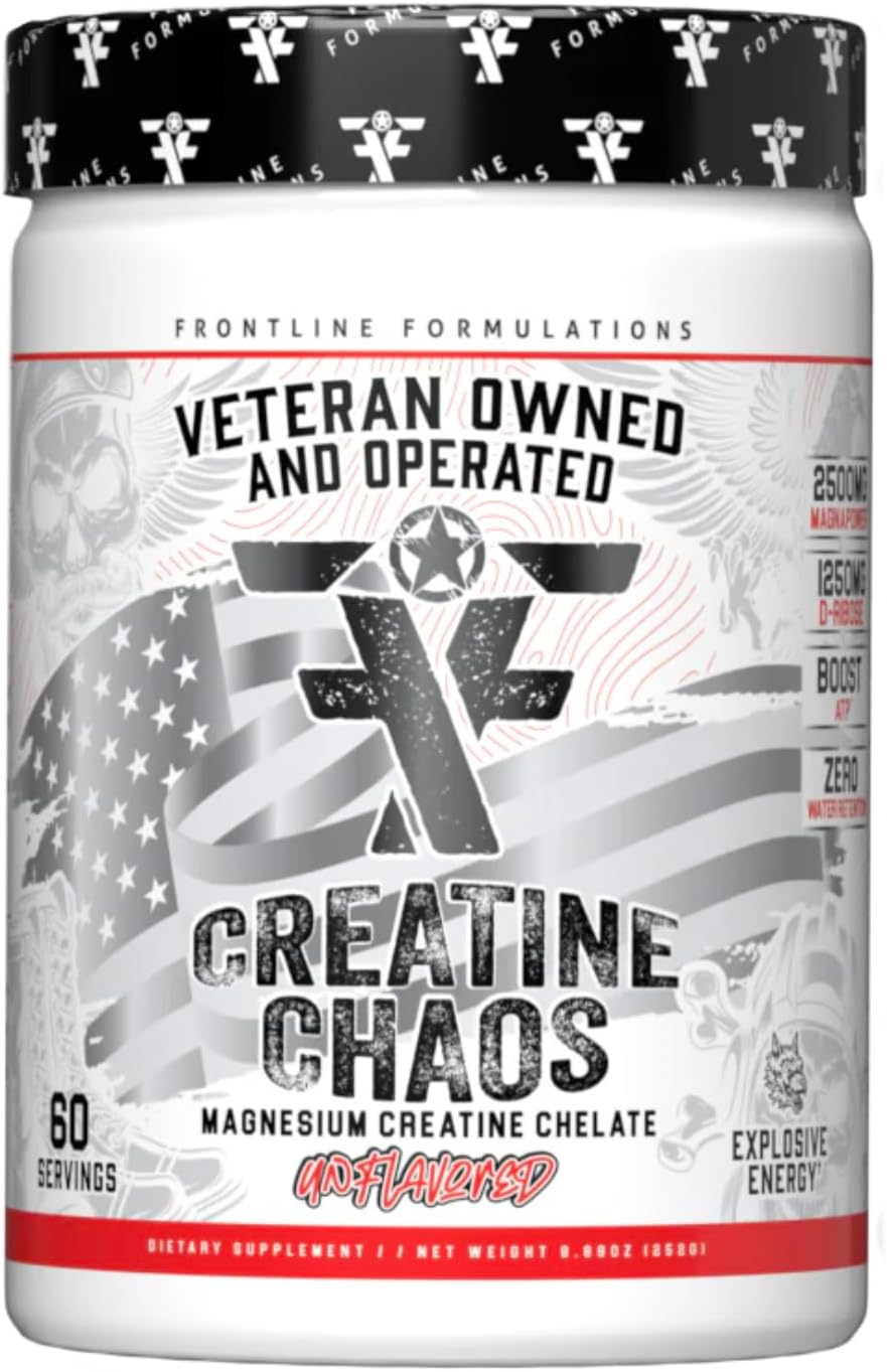 Amazon.com: FRONTLINE FORMULATIONS Creatine Chaos, Promotes Lean Muscle ...