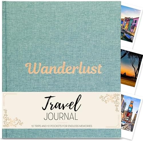 Amazon.com : Travel Journal and Travelers Notebook to Record Trips ...