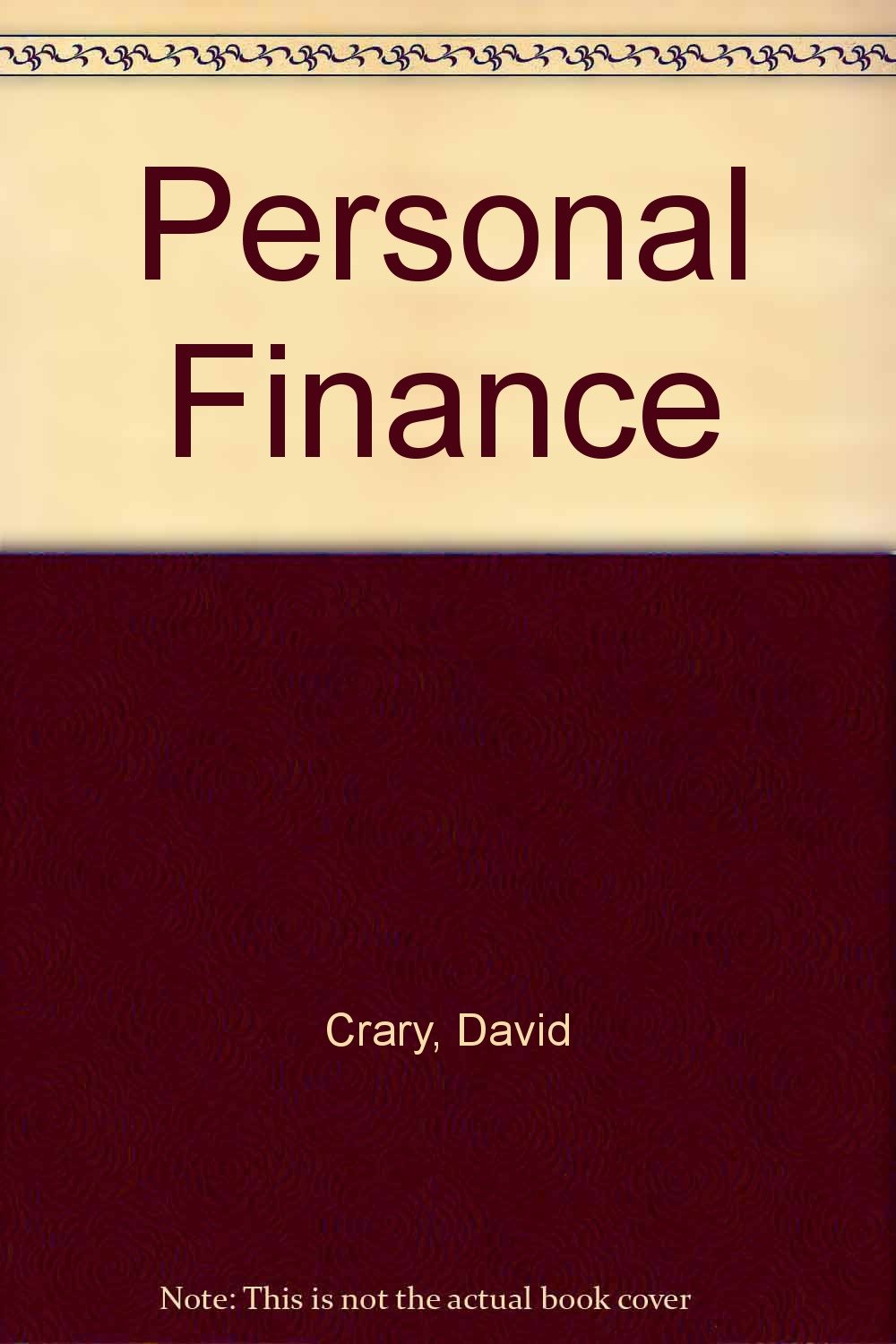 Personal finance: Crary, David T: 9780471056393: Amazon.com: Books