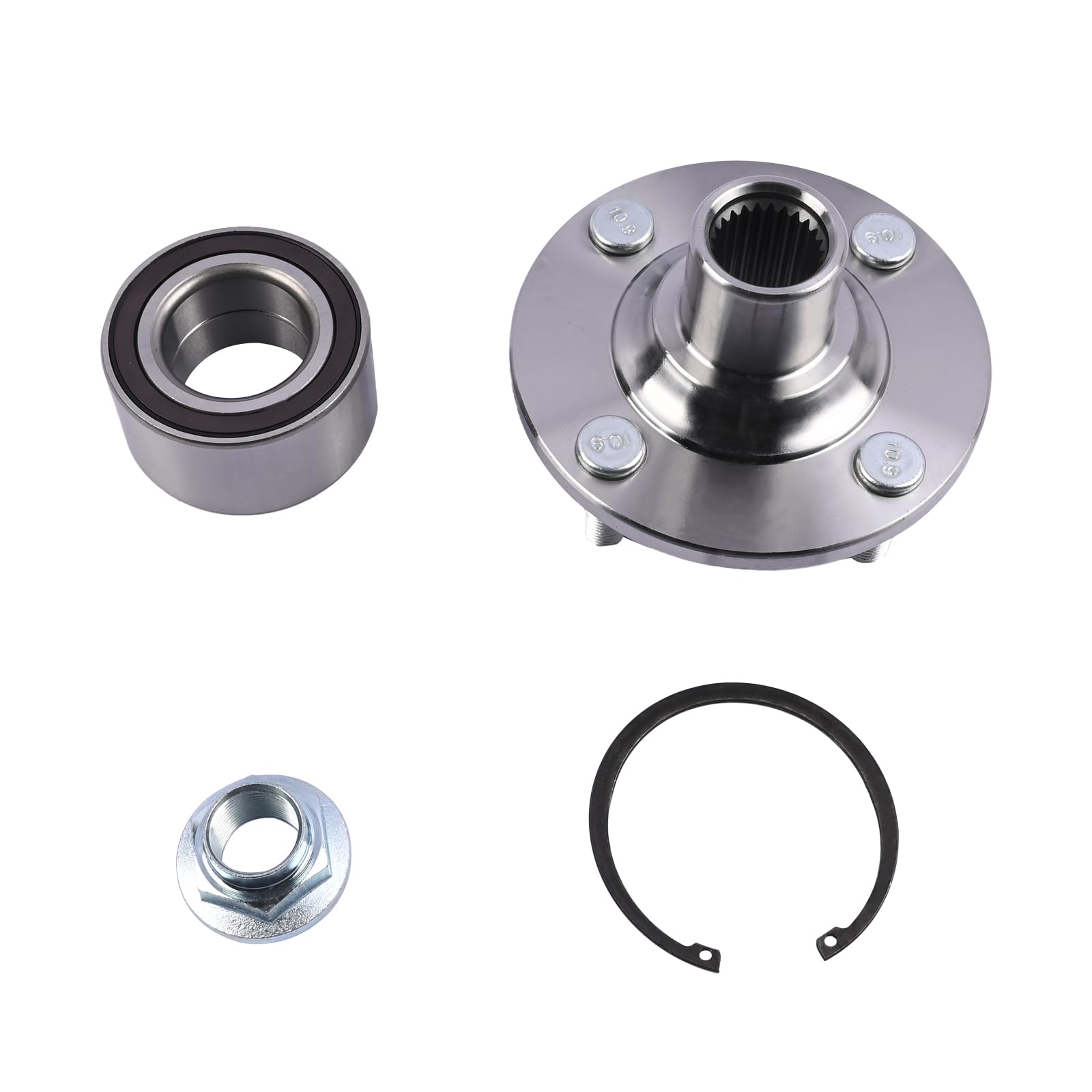 Amazon.com: Magimaker Front Wheel Hub Bearing Repair Kit w/Retaining ...