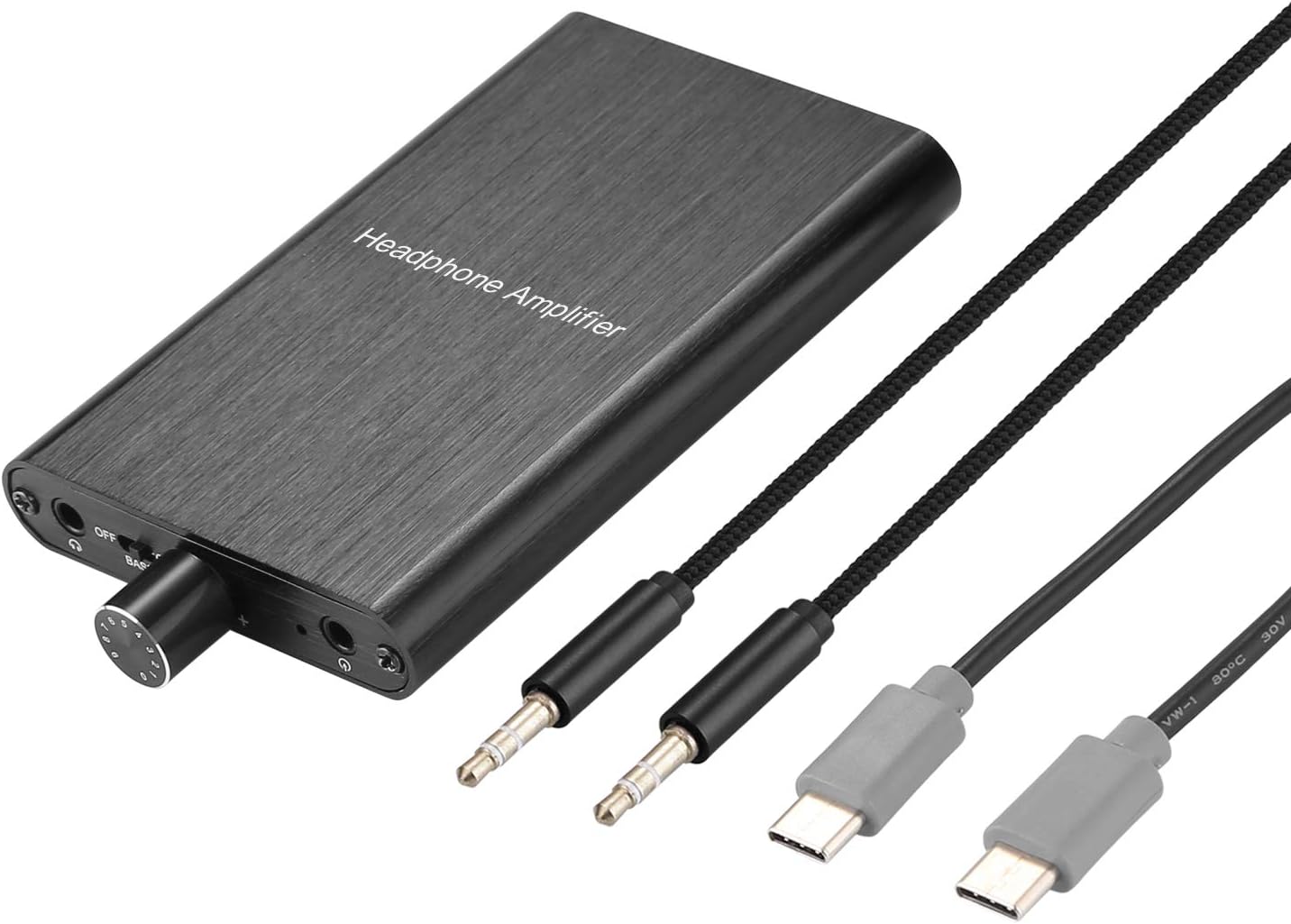 Amazon.com: Headphone Amplifier with Bass Boost, Support 3.5mm AUX and ...