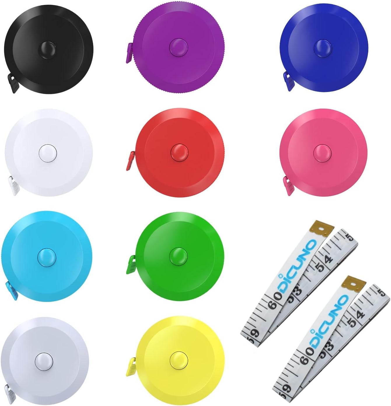 Amazon.com: Blisstime Tailor Sewing Flexible Ruler Tape Measure 60 ...