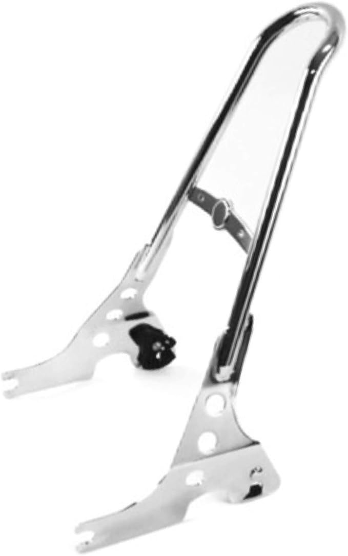 Chrome One Piece Passenger Sissy Bar Backrest Harley Sportster XL 1200 ...