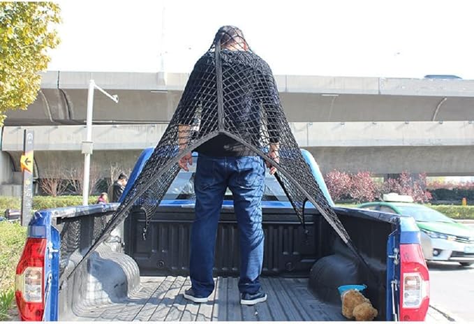 Highly Elastic Cargo Net, Simple Truck Bed Cargo Mesh Organizer ...