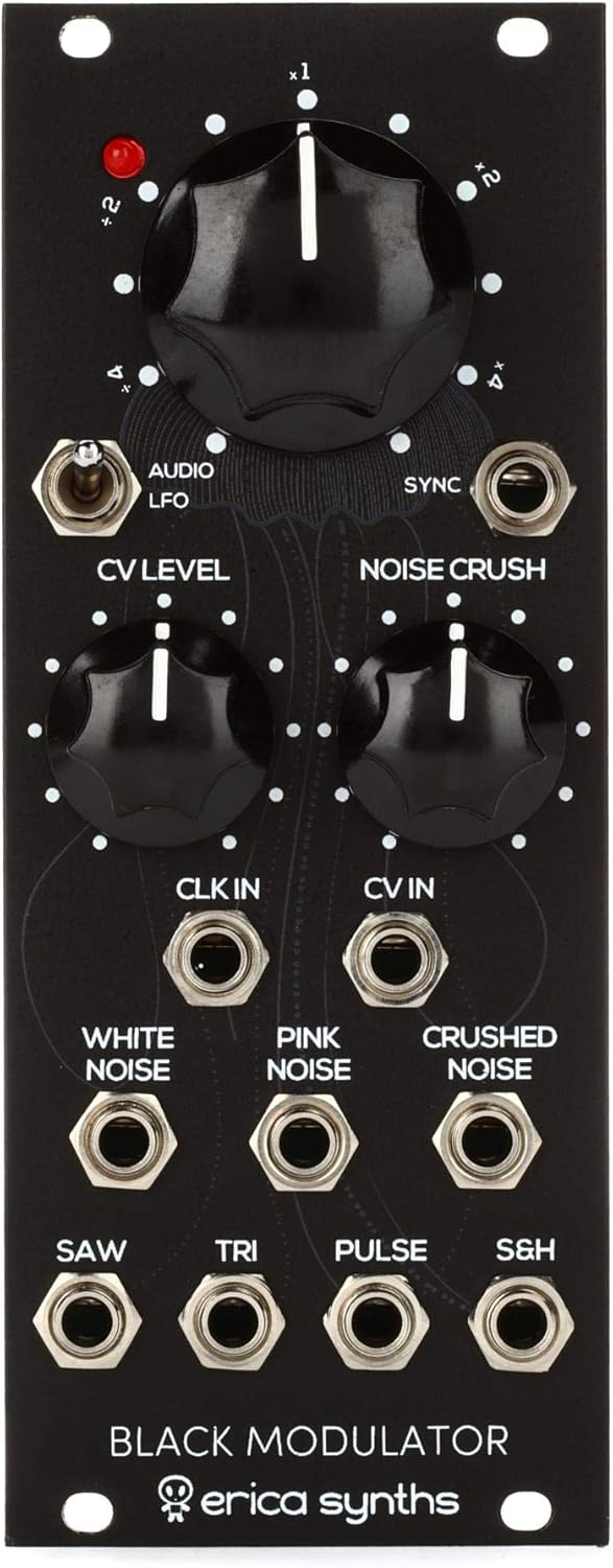 Amazon.com: Erica Synths Black Modulator V2 Clockable LFO and S&H Eurorack Module : Musical ...
