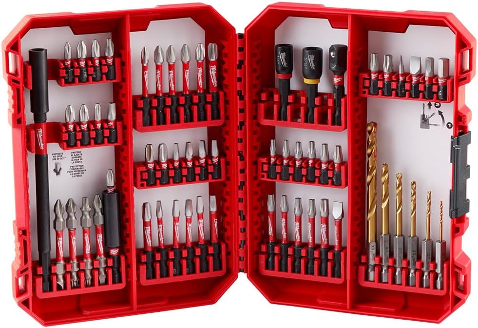 Milwaukee Shockwave Bit Kit w/ 55 Pcs - 48-32-4096 - Amazon.com