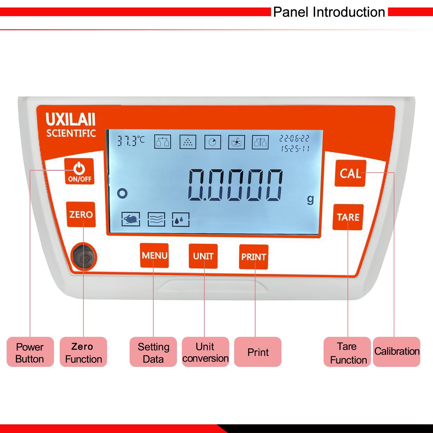 Snapklik.com : UXILAII SCIENTIFIC Analytical Balance 220g 01mg GN Ct ...