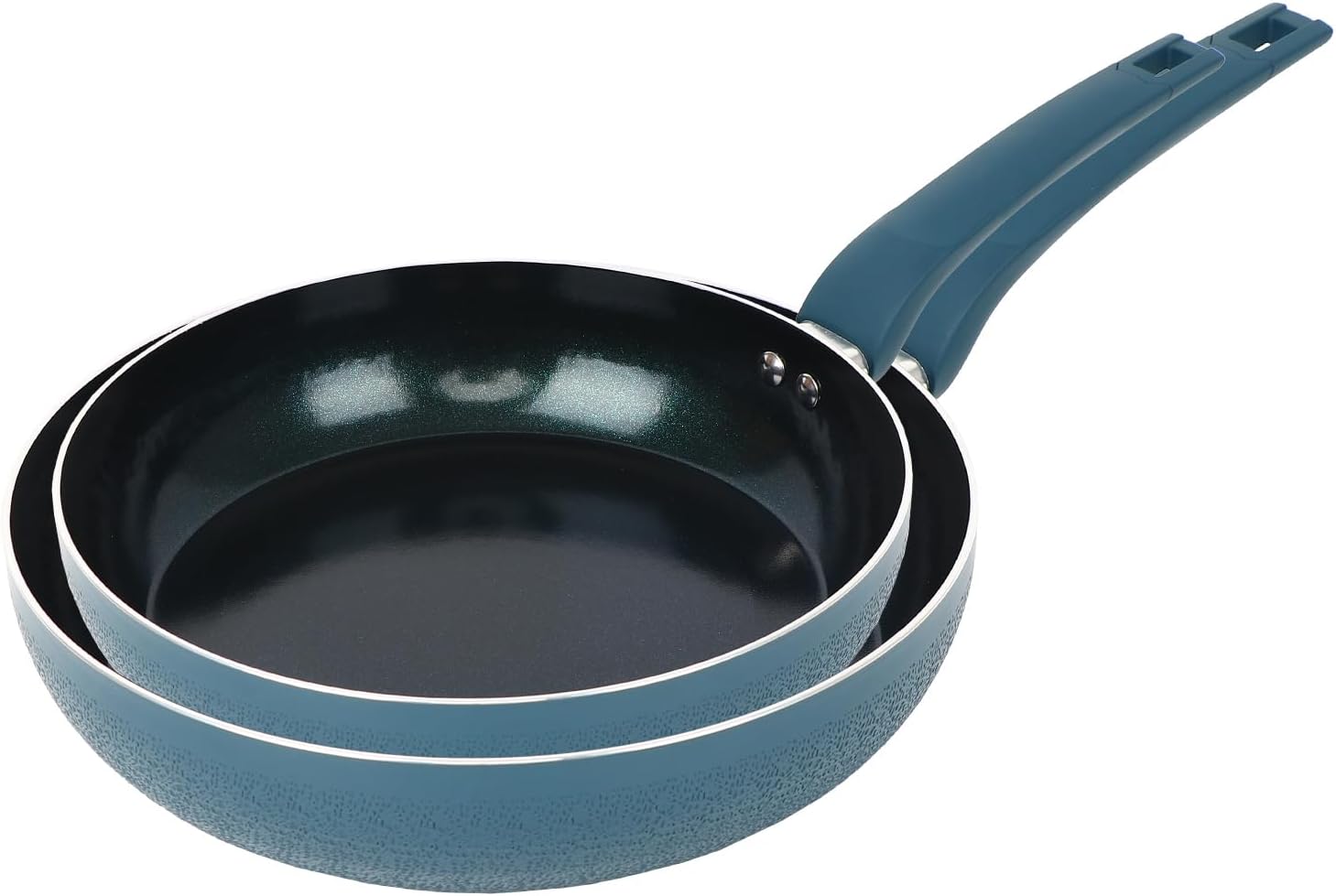 Amazon.com: PRIME CUISINE 2 Pc Fry Pan Set - 12” and 10” Non-Stick ...