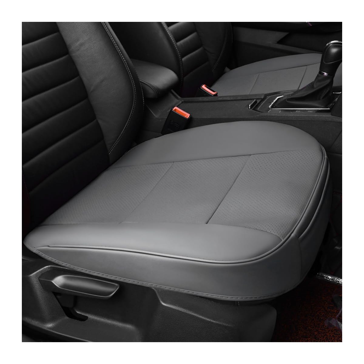 Amazon.com: Ohleats Car Seat Bottom Cover Pad, PU Leather Car Front ...