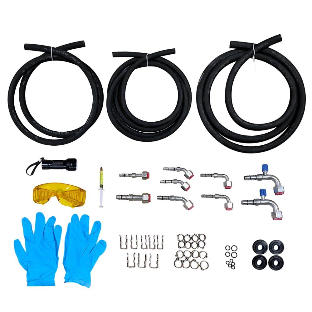 Amazon.com: Zieichy A/C Hose & Fitting Kit:Complete Set for Custom Air ...