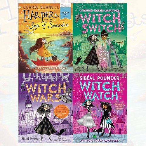Witch Wars Series and Harper and the Sea of Secrets 4 Books Bundle ...