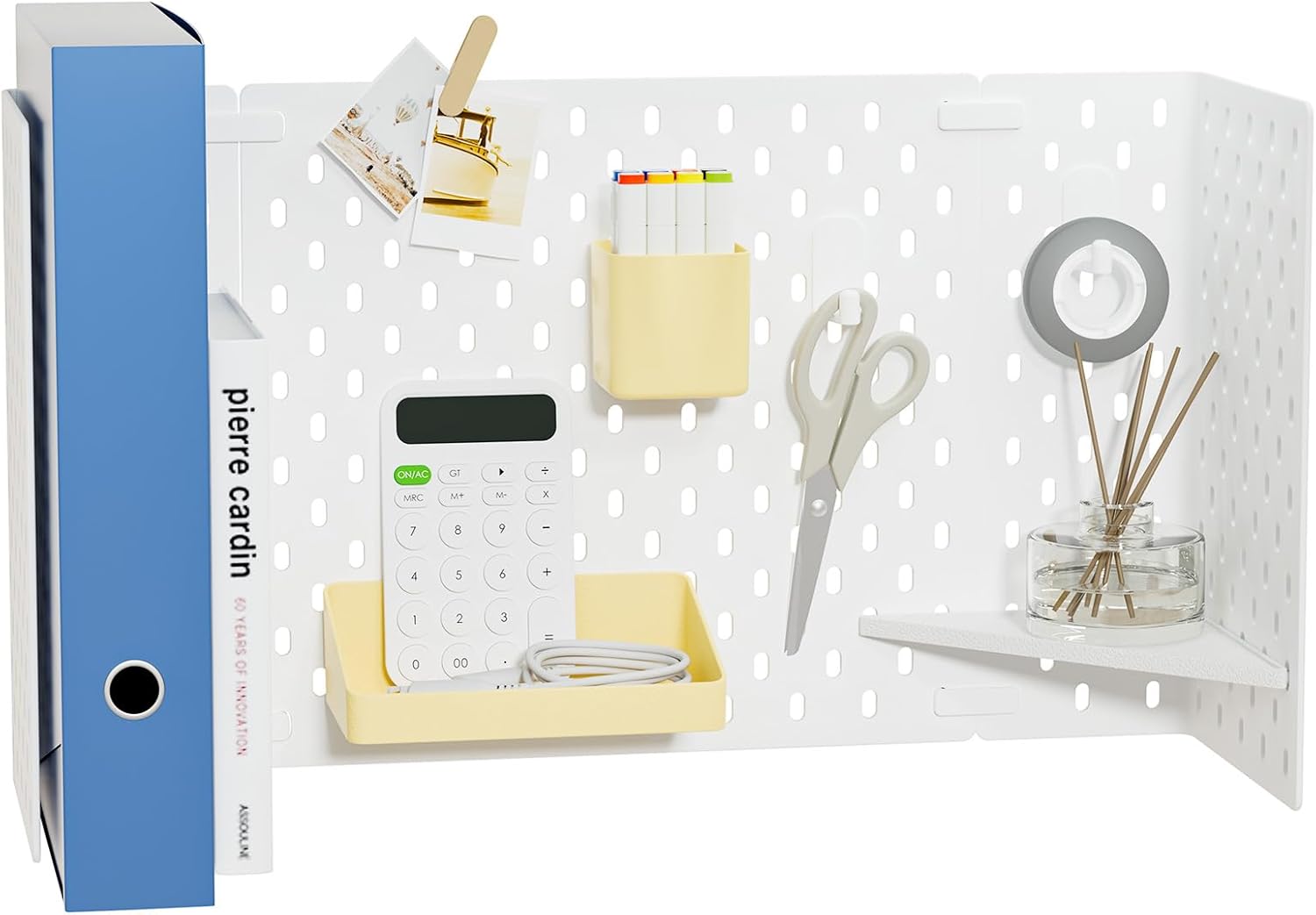 Amazon.com: Standing Desk Pegboard, Office Pegboard for Desk, 13 Set ...