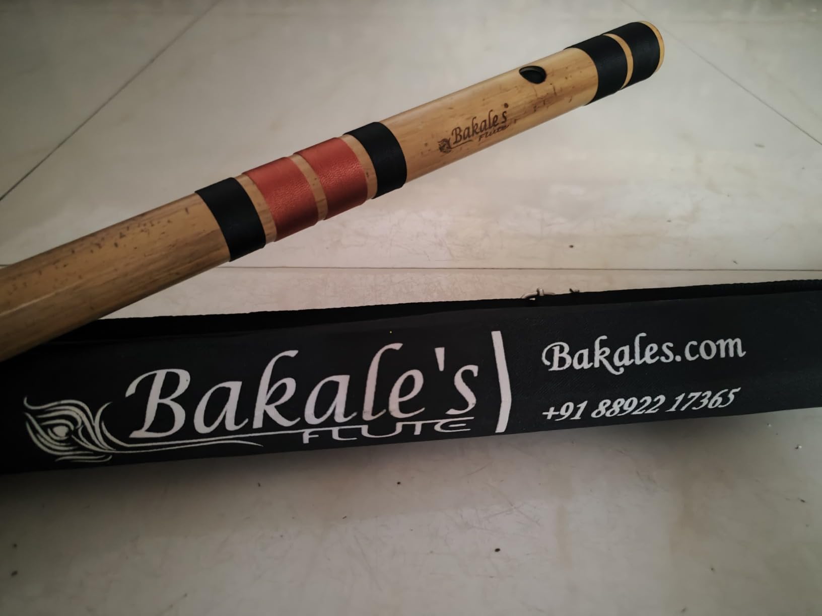Bakale Flutes G Bass Bansuri Flute Left Handed - 24.5 Inches - 440Hz ...