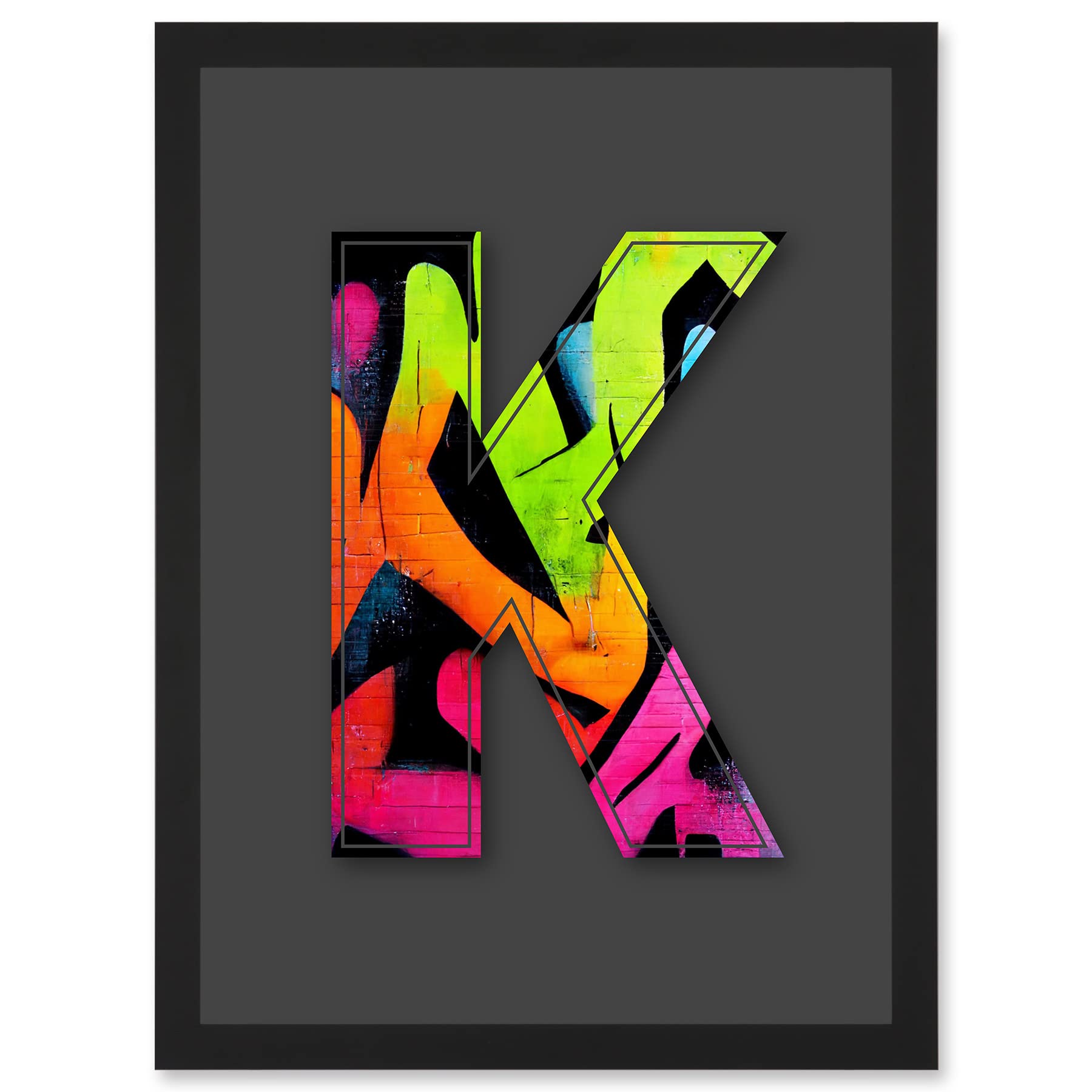 The Letter K In Graffiti
