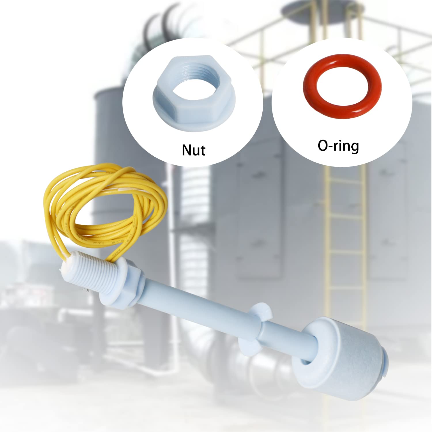 Snapklik.com : Liquid Level Switch Sensor PP, Water Liquid Level Sensor Float Switch, Plastic ...