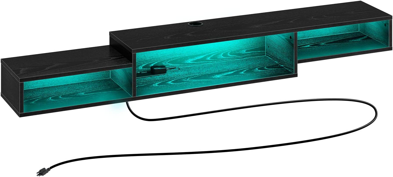Amazon.com: ALBOMI 59" Floating TV Stand Wall Mounted with LED Light ...