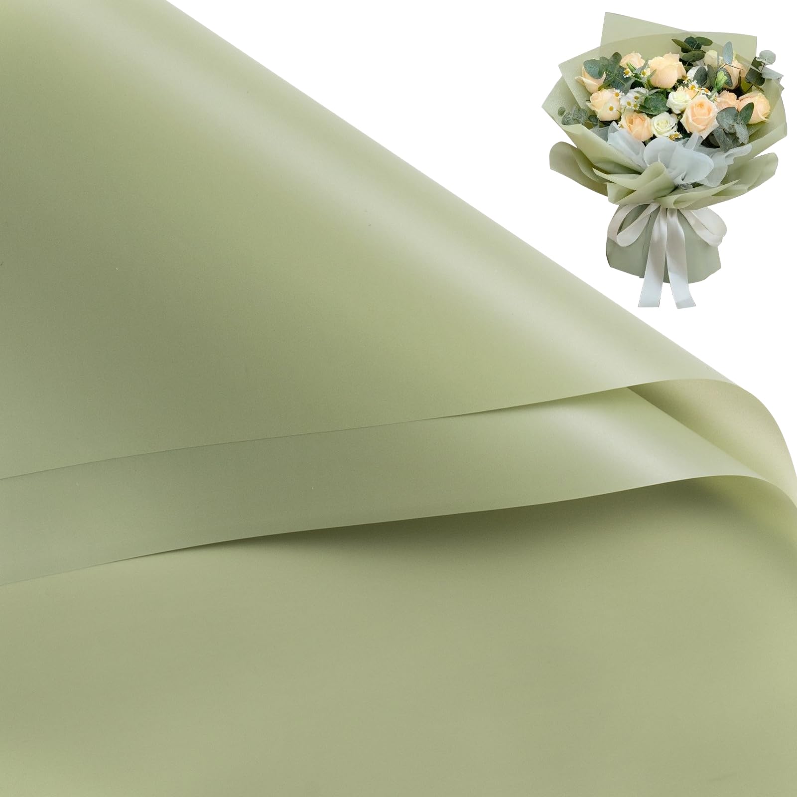 Amazon.com: WRAPAHOLIC 20 Sheets Flower Wrapping Paper - 22.4 x 22.4 ...