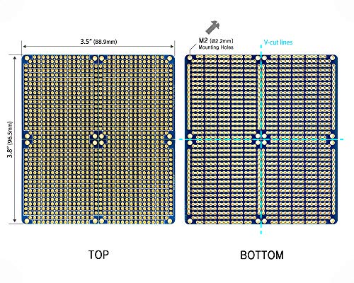 ElectroCookie Snappable PCB 3.8"x3.5" (3 Pack) - MKME Store