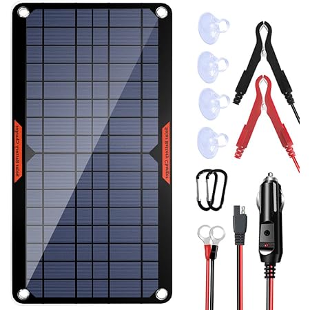 Amazon.com: Sunway Solar Car Battery Trickle Charger & Maintainer 12V ...