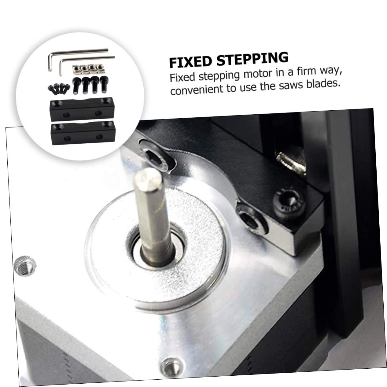 Aluminum Mounting Blocks Stepper Motor Mounting Brackets - Aluminum ...