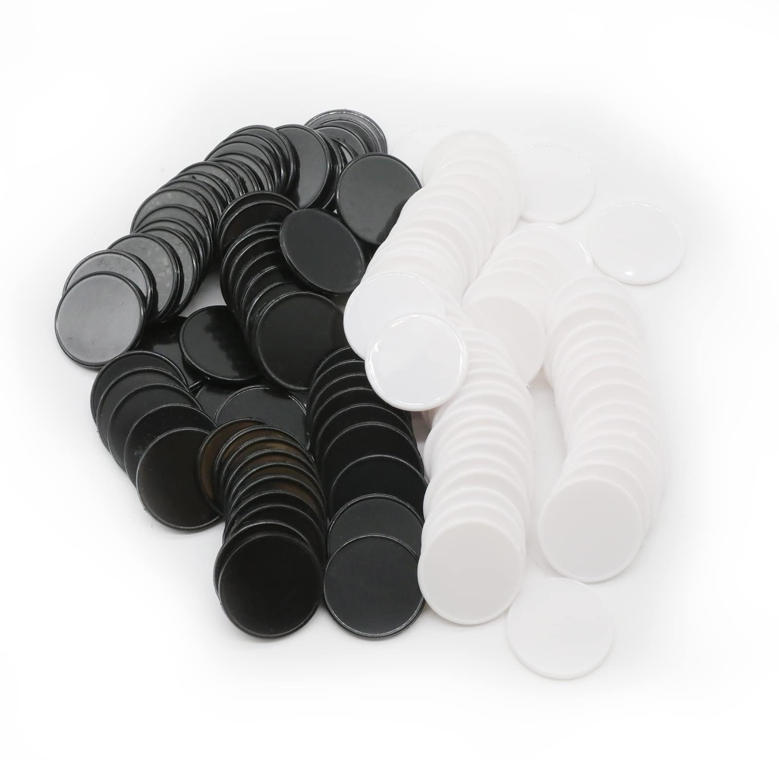 Amazon.com: HAKITAROOM Set of 100 Opaque Plastic Learning Counters Mini Poker Chips Game Tokens ...